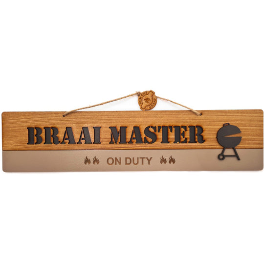 Wooden Braai Master Sign – Crafty Market